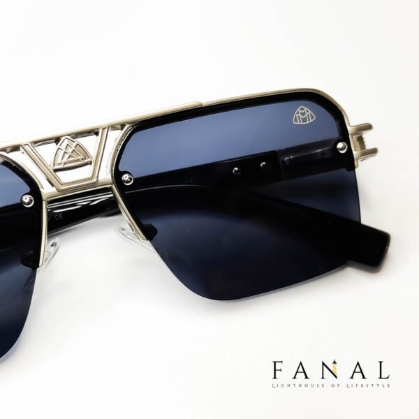 Maybach KSL98344 | E519FFS Sunglasses Silver (HALF RIMLESS) - FANAL